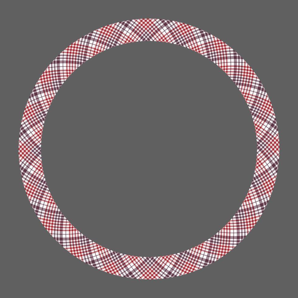 Circle borders and frames vector. Round border pattern geometric vintage frame design. Scottish ...