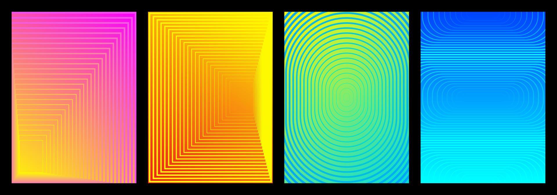 Linear design background collection 14218623 Vector Art at Vecteezy