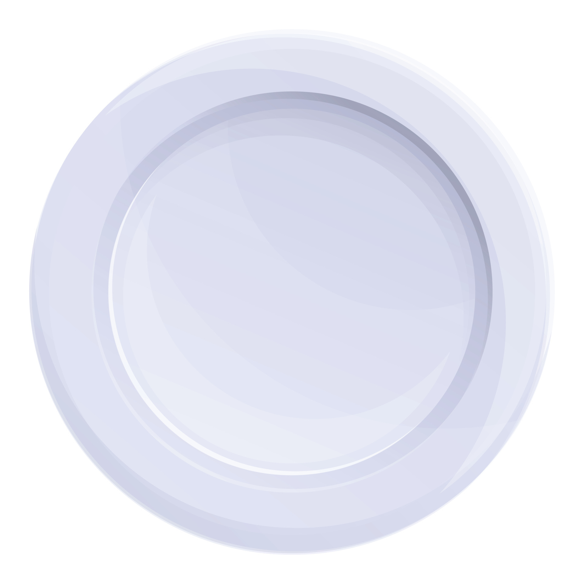 Round plastic plate icon, cartoon style 14225768 Vector Art at Vecteezy