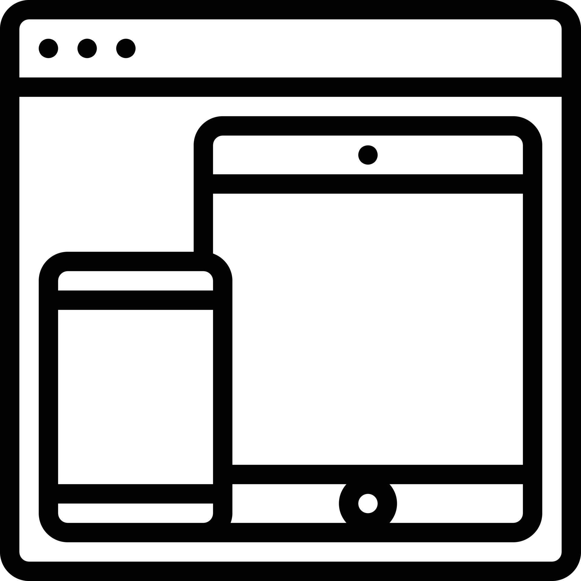 platform cross multiple software development - outline icon 14236187 Vector Art at Vecteezy