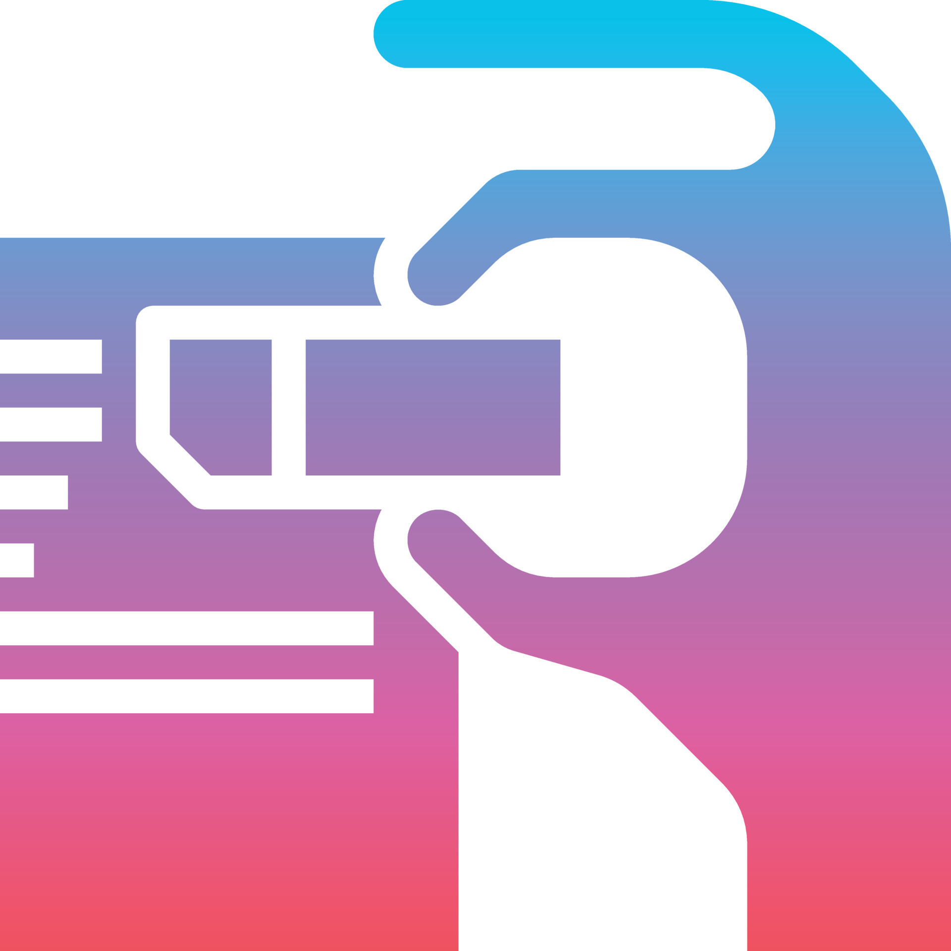 Eraser Rubber Stationery Gradient Solid Icon 14236285 Vector Art At
