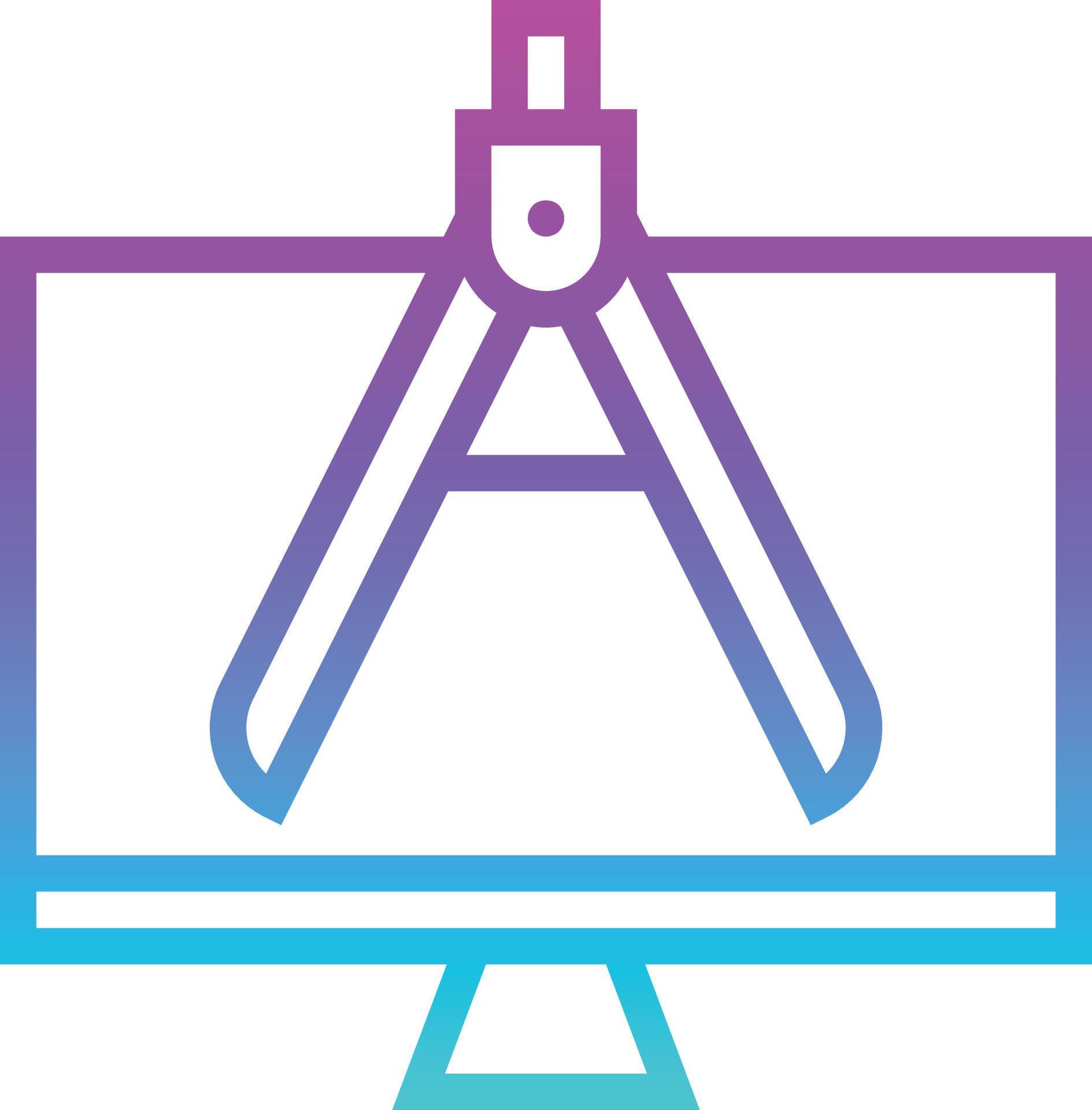 Architecture Structure Preference Software Development Gradient Icon 14236797 Vector Art At