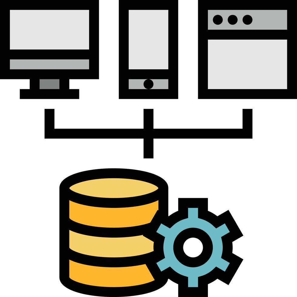 Web Service Database Platform Software Development Filled Outline