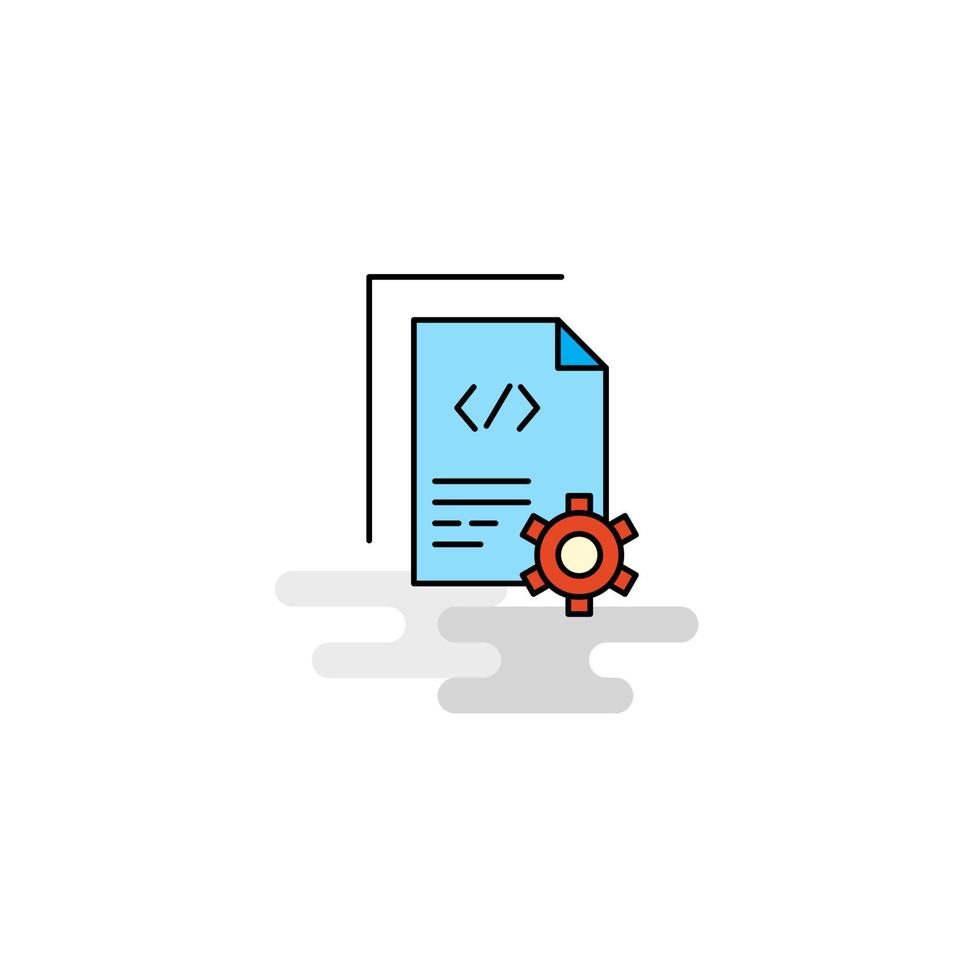 Flat Coding Icon Vector 14240322 Vector Art at Vecteezy