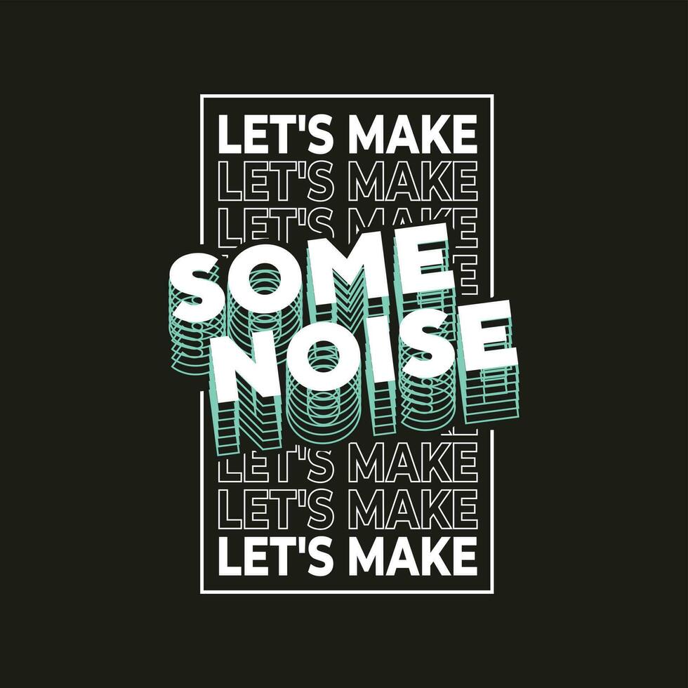 New best let's make some noise stock text effect colorful professional ...