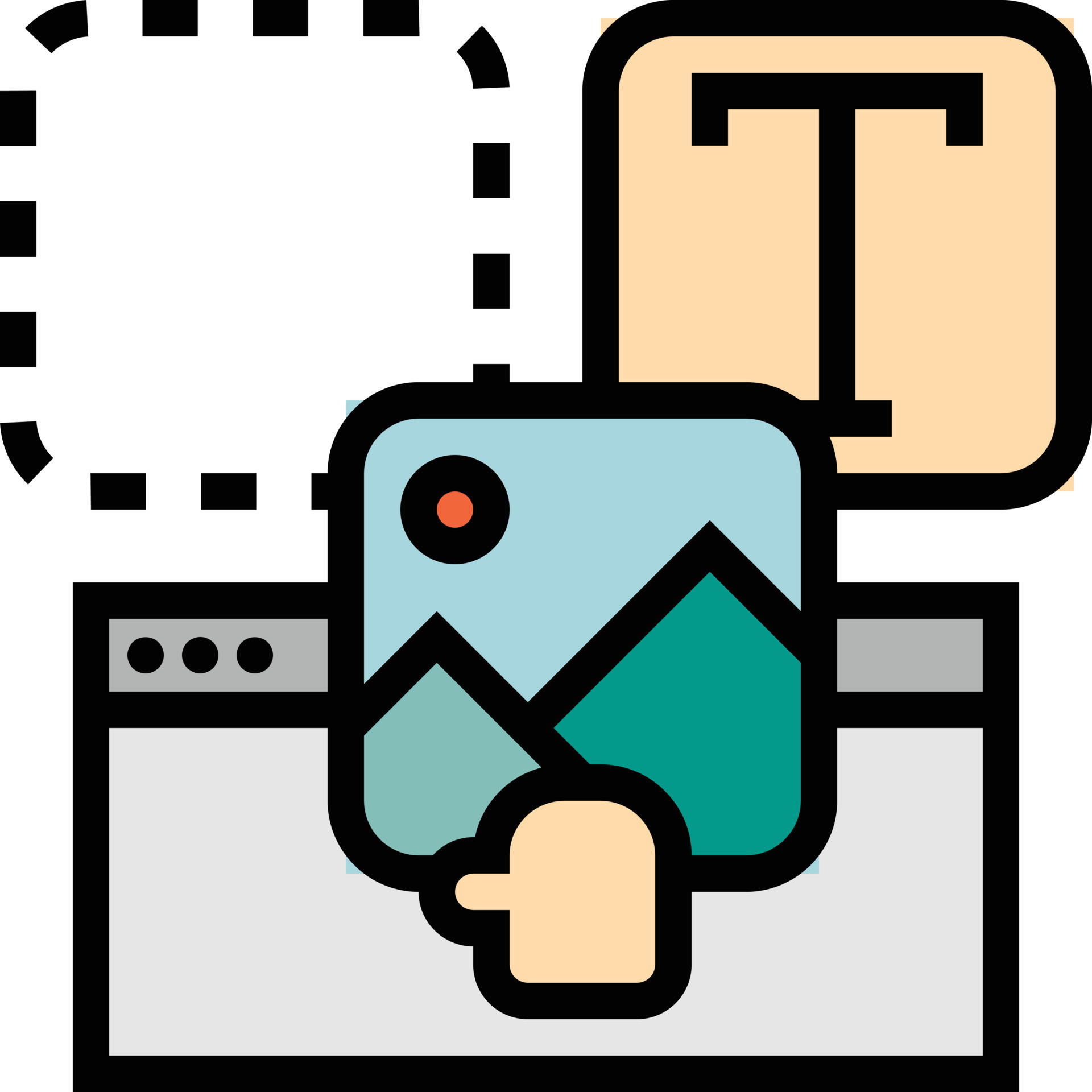 Website Builder Tools Drag Software Development Filled Outline Icon 14243892 Vector Art At