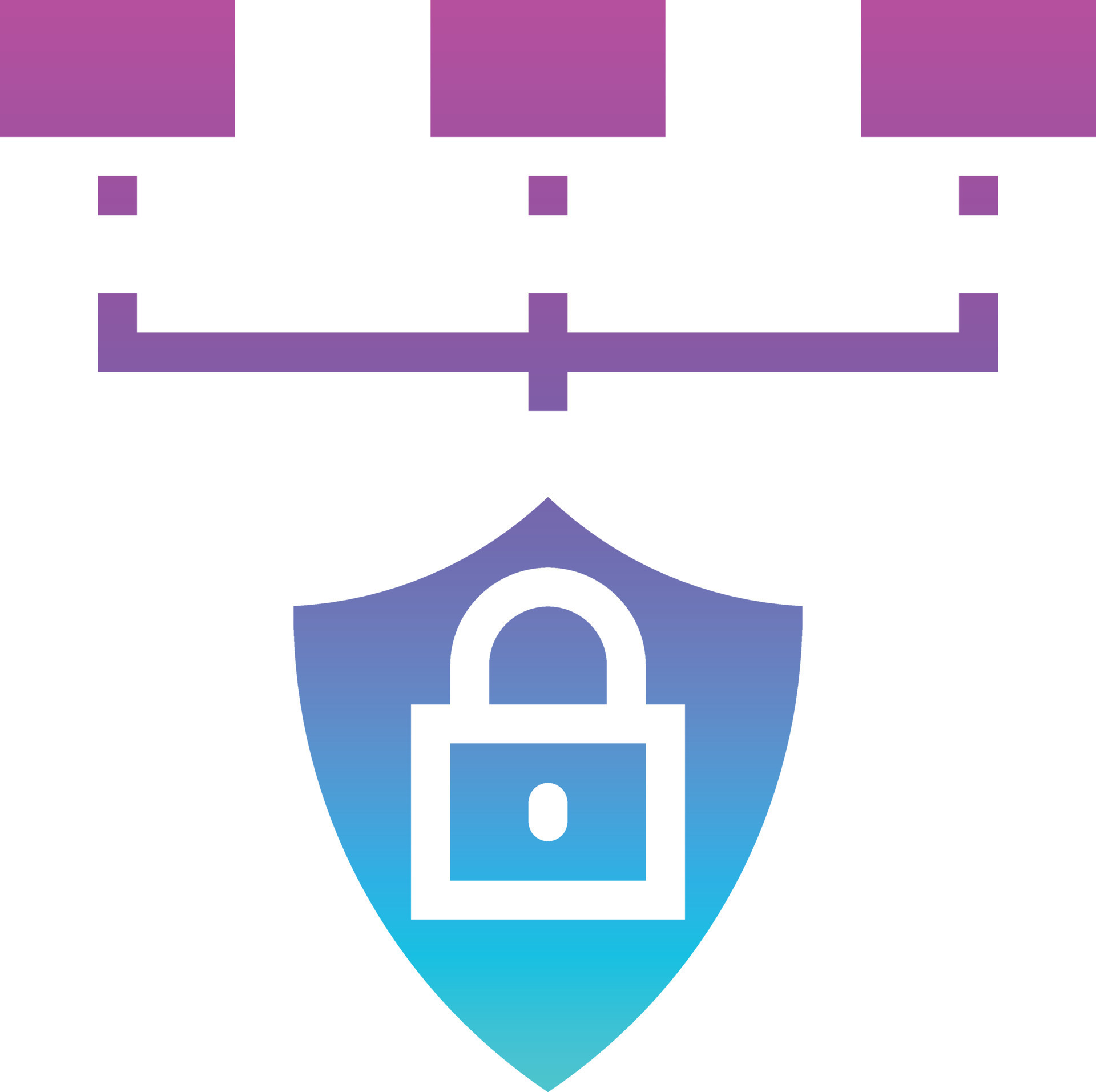 Network Safety Protected Software Development Gradient Solid Icon 14244322 Vector Art At Vecteezy