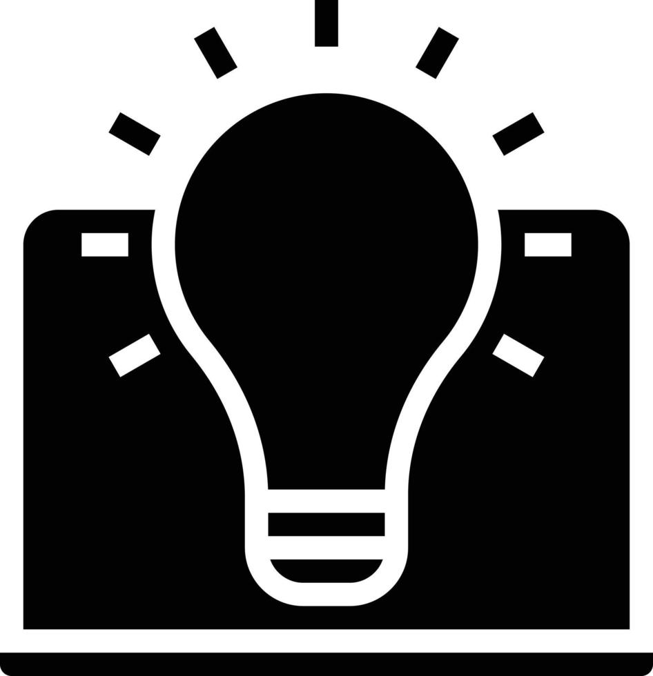 intelligent system idea software development - solid icon 14244353 ...