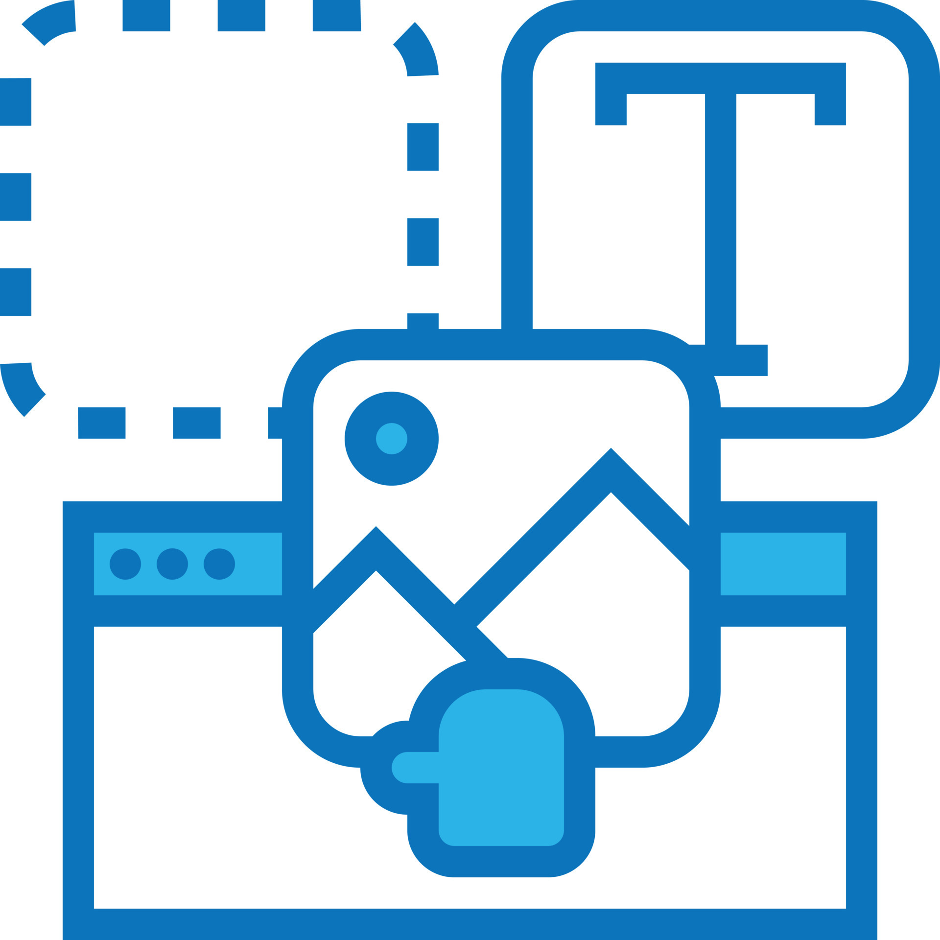 website builder tools drag software development - blue icon 14244455 ...