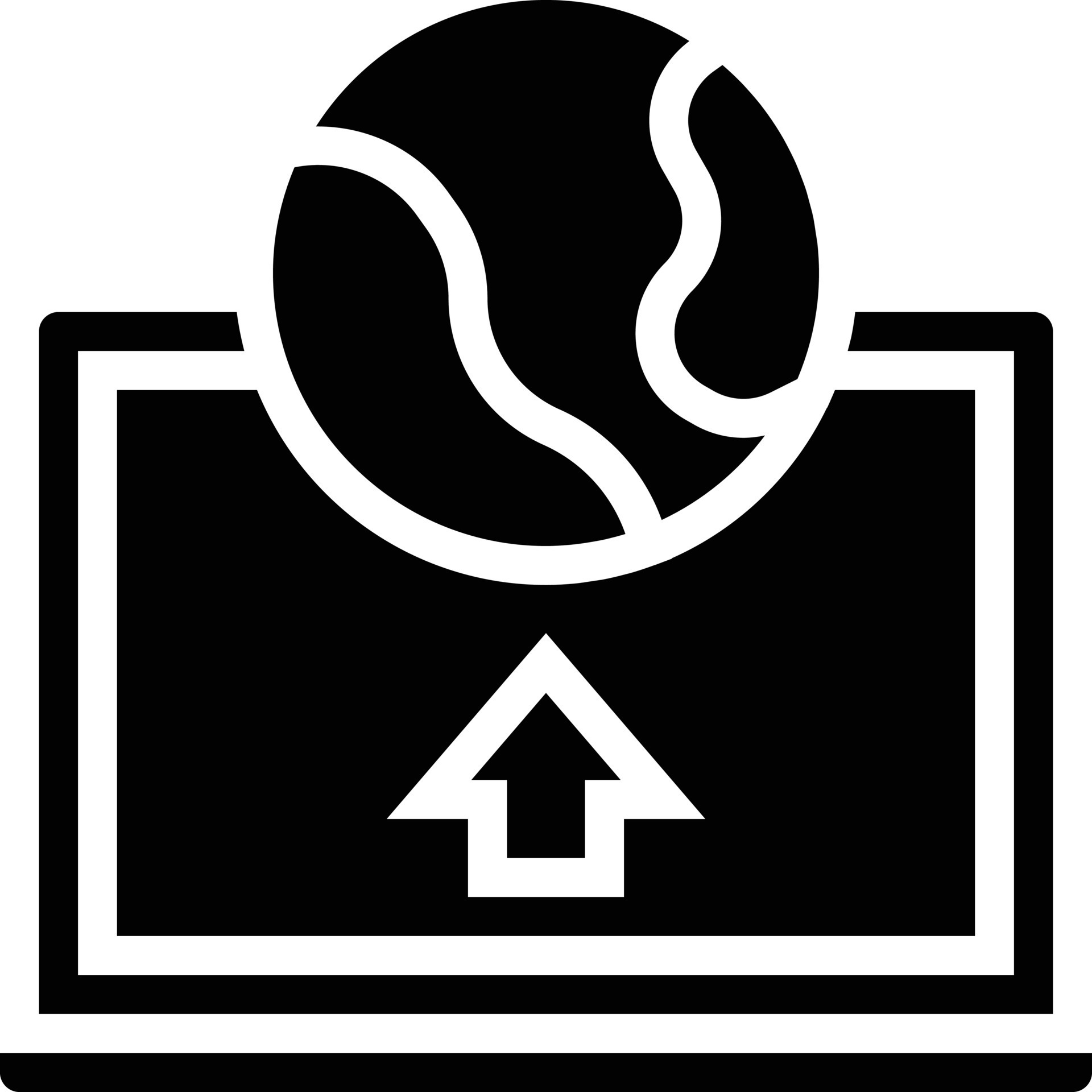 Deployment Upload Worldwide Software Development Solid Icon 14244472