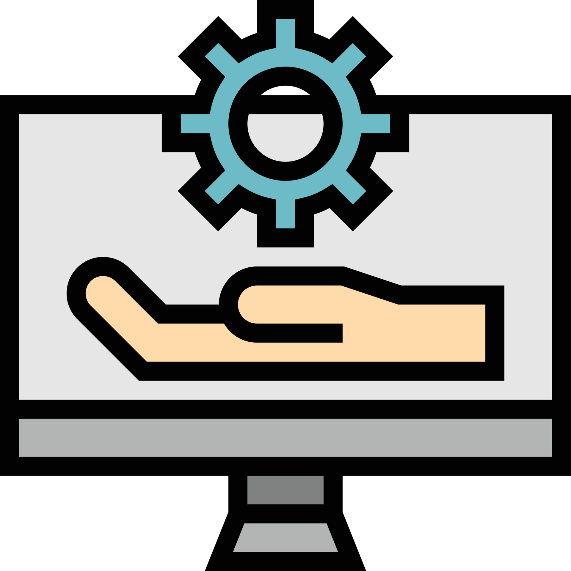 Support Customer Care Software Development Filled Outline Icon