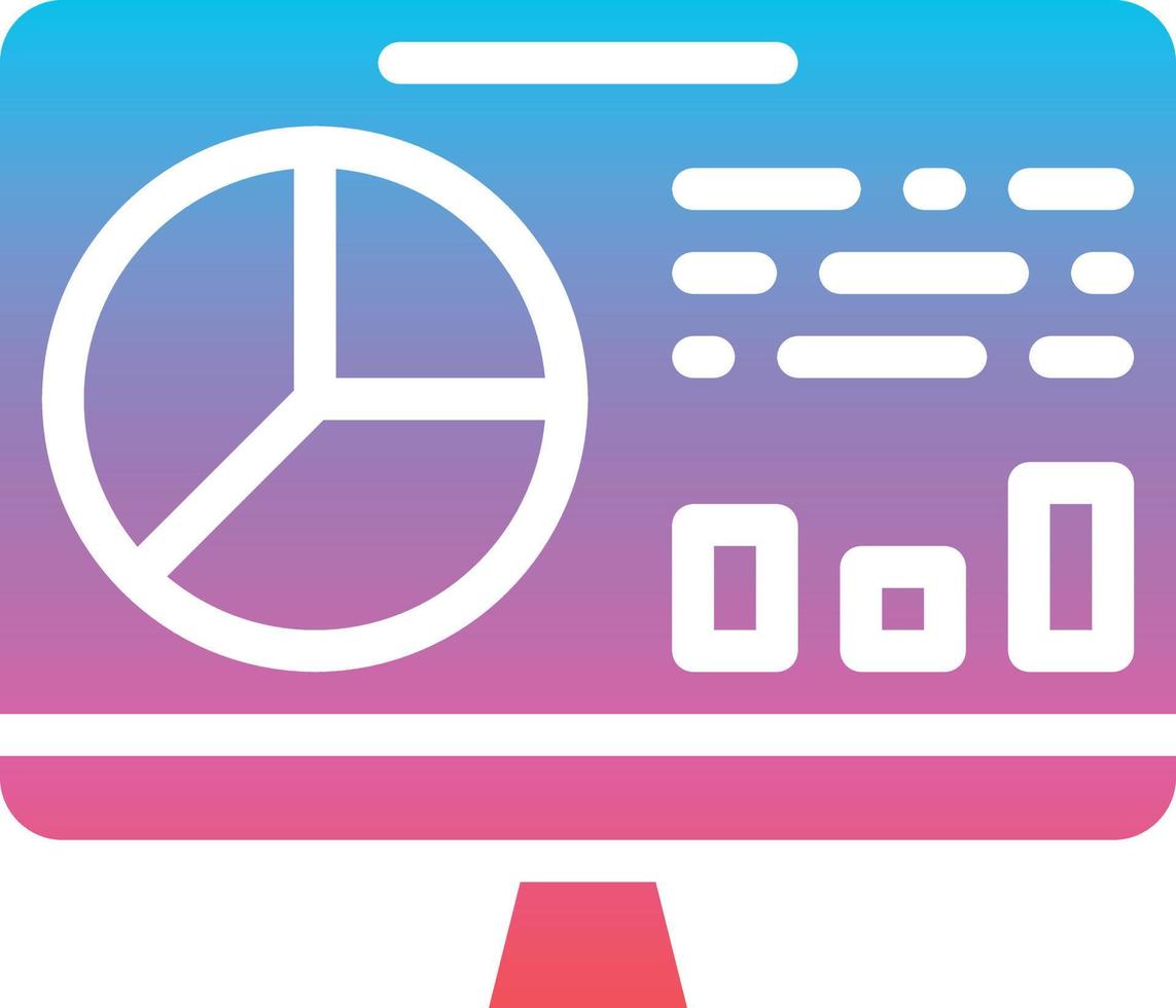 Analytics Analysis Computer Graph Statistic Gradient Solid Icon 14244572 Vector Art At Vecteezy