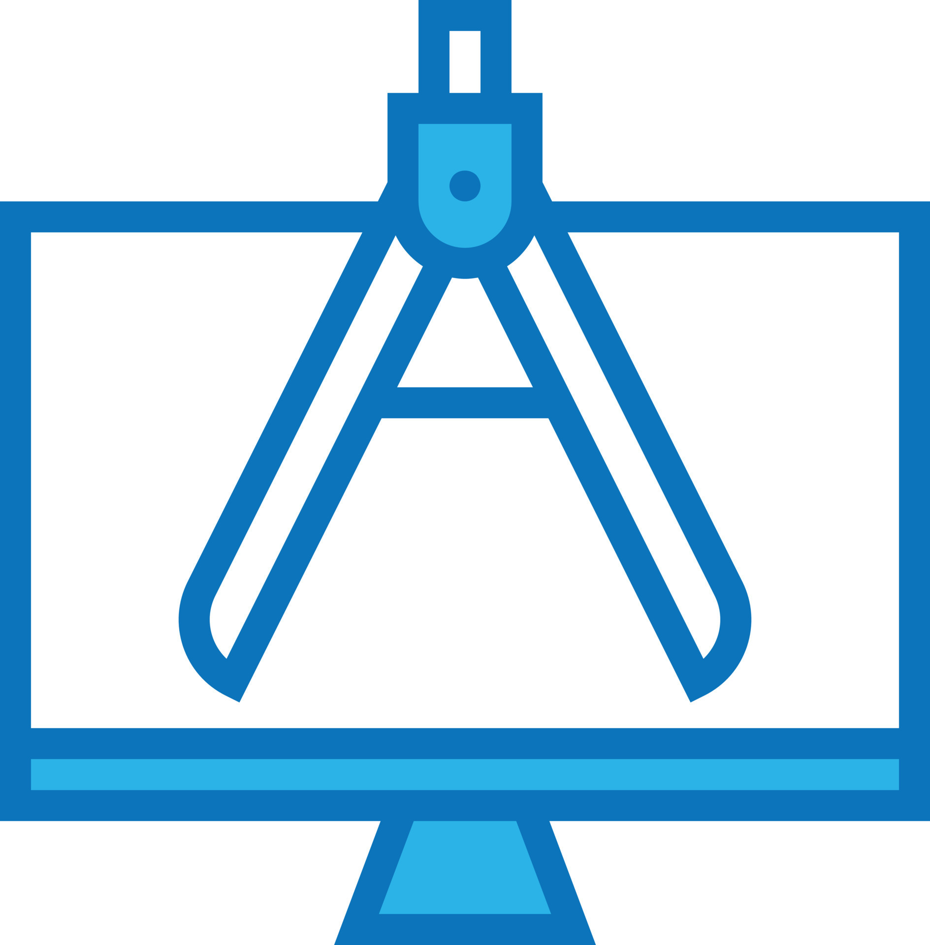 architecture structure preference software development - blue icon 14244661 Vector Art at Vecteezy