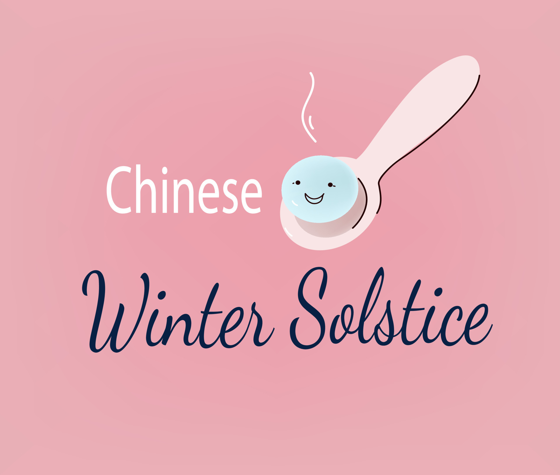 Winter Solstice greeting card, banner, poster.Chinese and Taiwanese ...