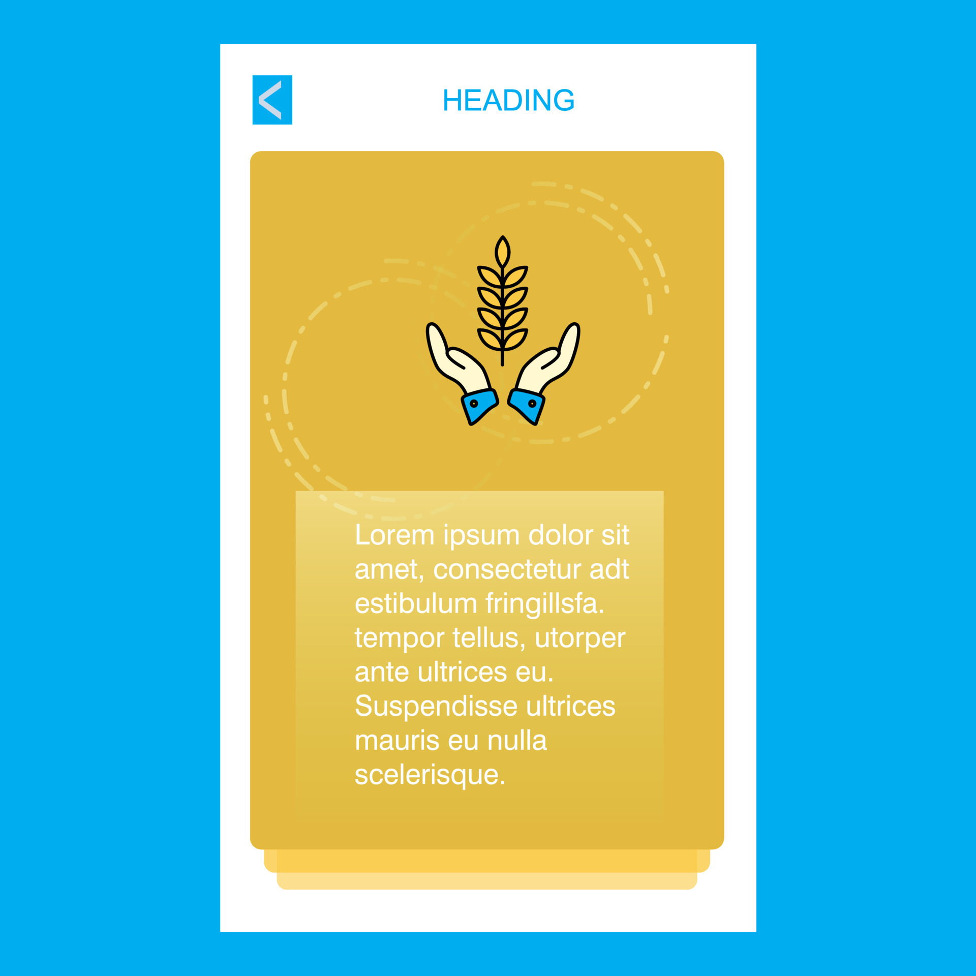 Crops in hands mobile vertical banner design design Vector 14248041 ... Crops in hands mobile vertical banner design design Vector 14248041 ...