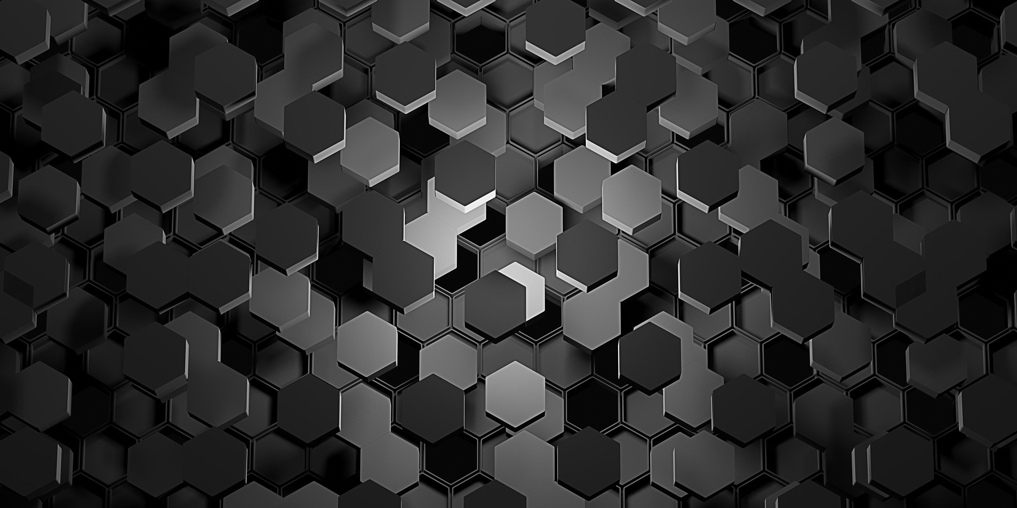 Modern Hexagon Scene Honeycomb Pattern Background Hexagon Abstract Background 3d Illustration