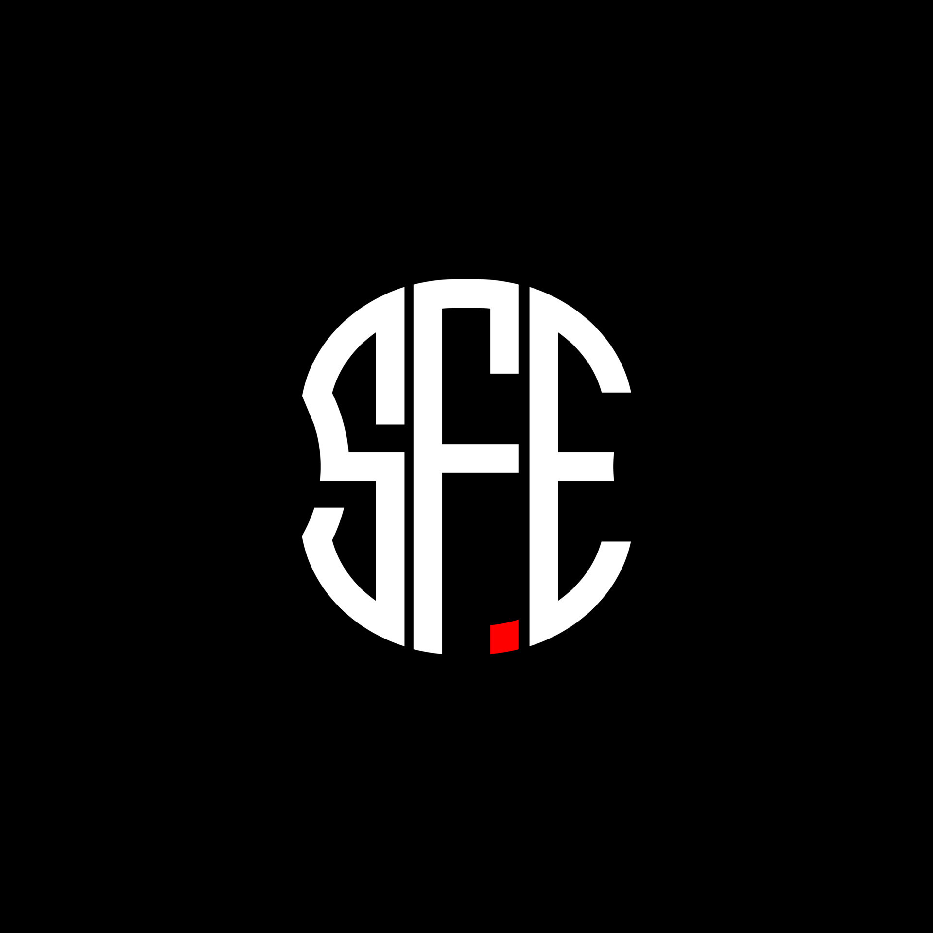 Sfe Letter Logo Abstract Creative Design Sfe Unique Design 14265451 Vector Art At Vecteezy
