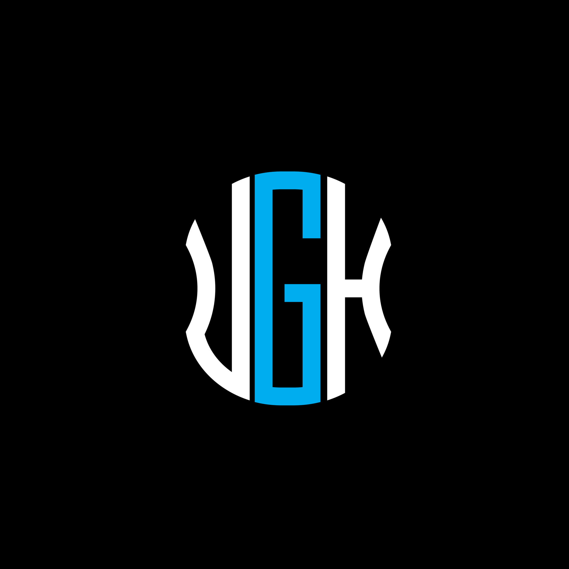 Ugh Letter Logo Abstract Creative Design Ugh Unique Design 14265782 Vector Art At Vecteezy