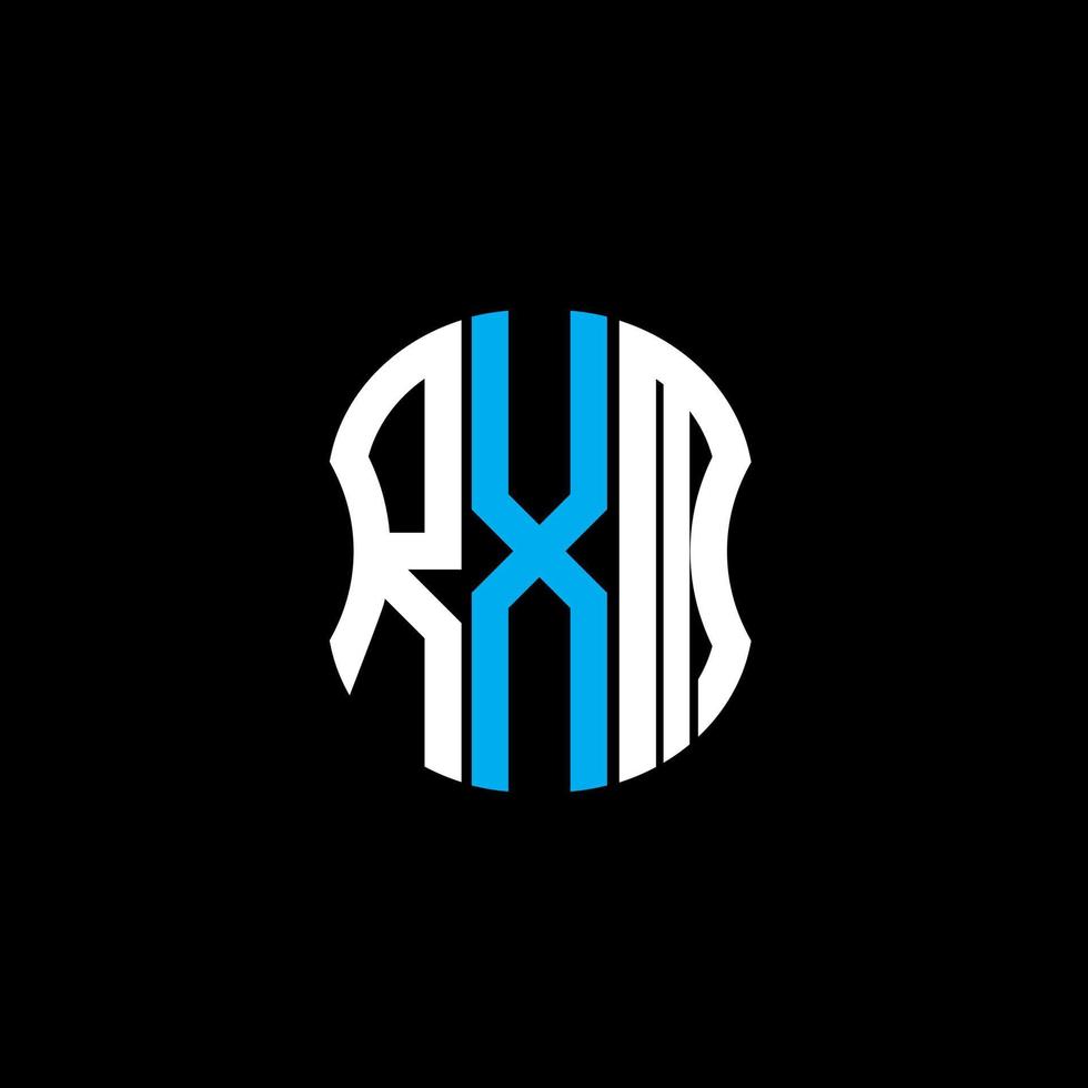 diseño creativo abstracto del logotipo de la letra rxm. diseño único rxm 14265856 Vector en Vecteezy