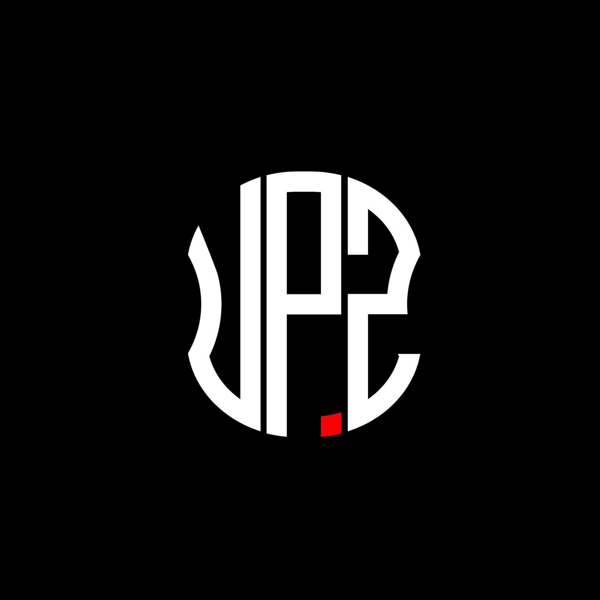 diseño creativo abstracto del logotipo de la letra upz. diseño único upz 14266041 Vector en Vecteezy