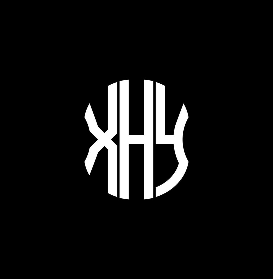 diseño creativo abstracto del logotipo de la letra xhy. xhy diseño único 14266238 Vector en Vecteezy