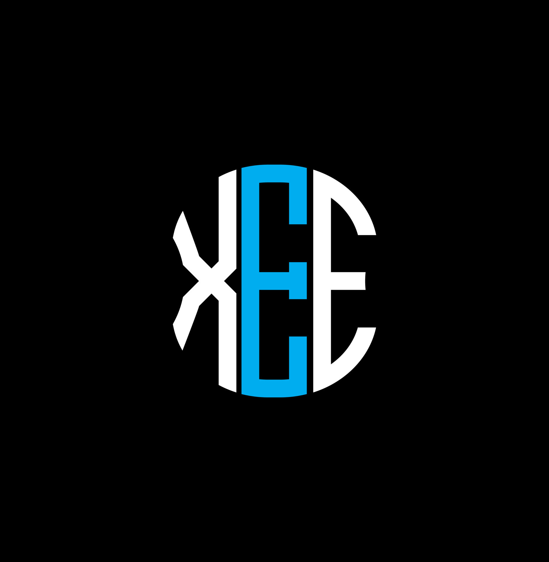 XEE letter logo abstract creative design. XEE unique design 14266386 Vector Art at Vecteezy