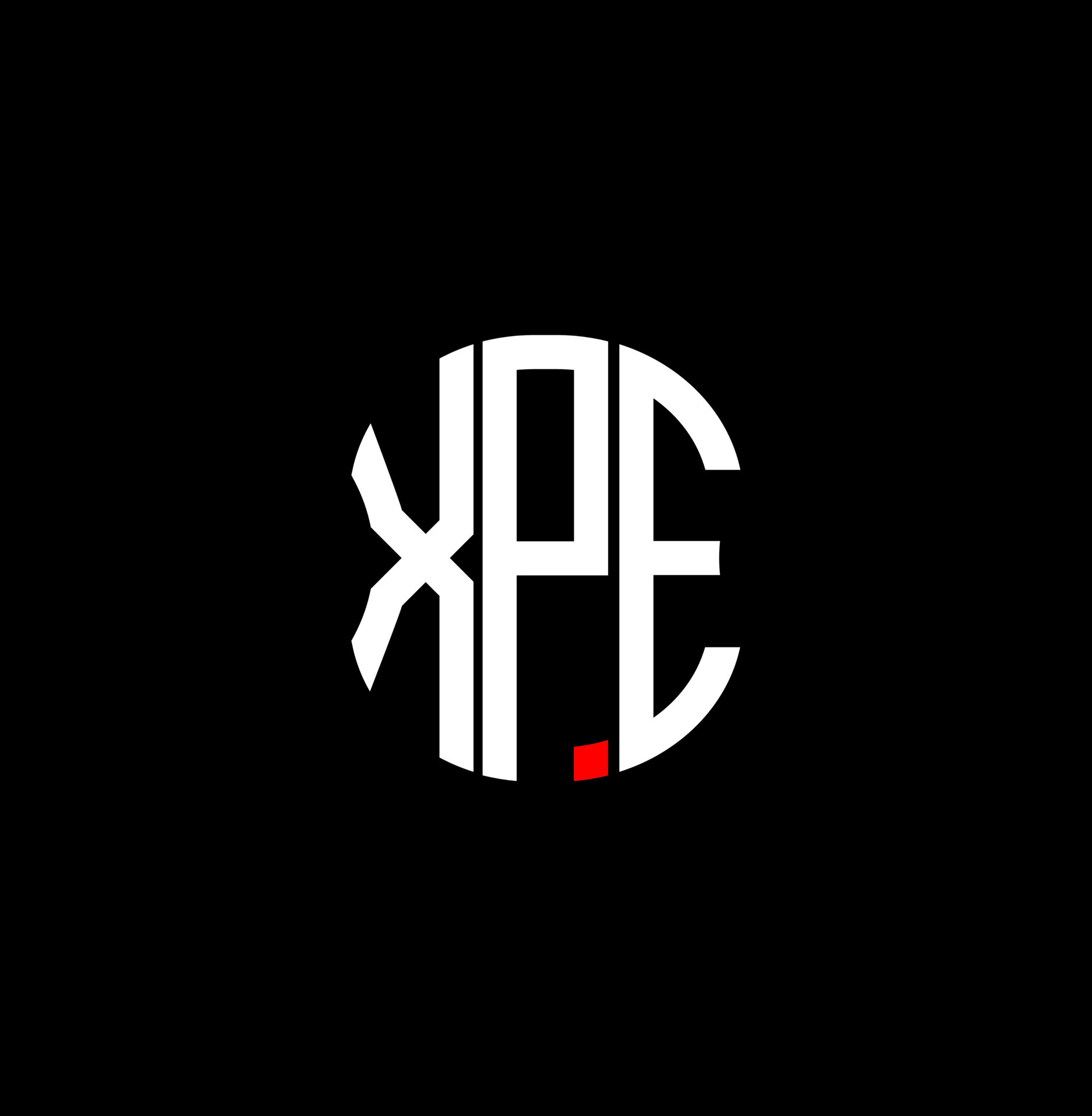 XPE letter logo abstract creative design. XPE unique design 14266789 ...