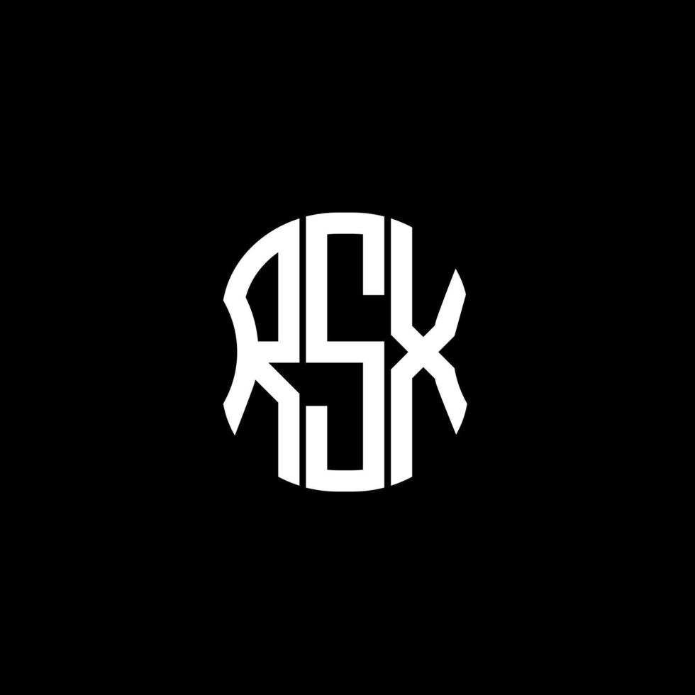diseño creativo abstracto del logotipo de la letra rsx. diseño único rsx 14266956 Vector en Vecteezy