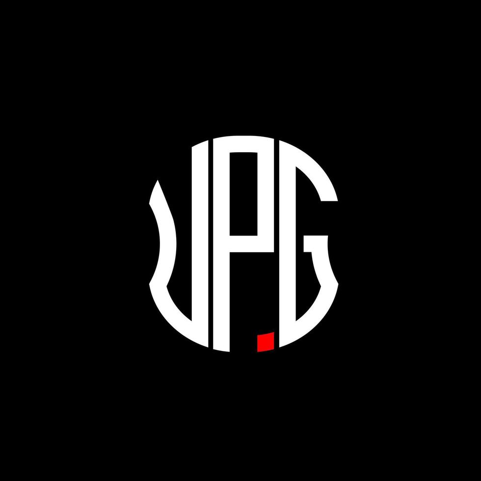 diseño creativo abstracto del logotipo de la letra upg. upg diseño único 14267353 Vector en Vecteezy