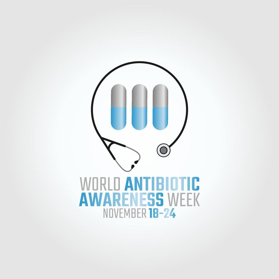 Vector Graphic Of World Antibiotic Awareness Week Good For World