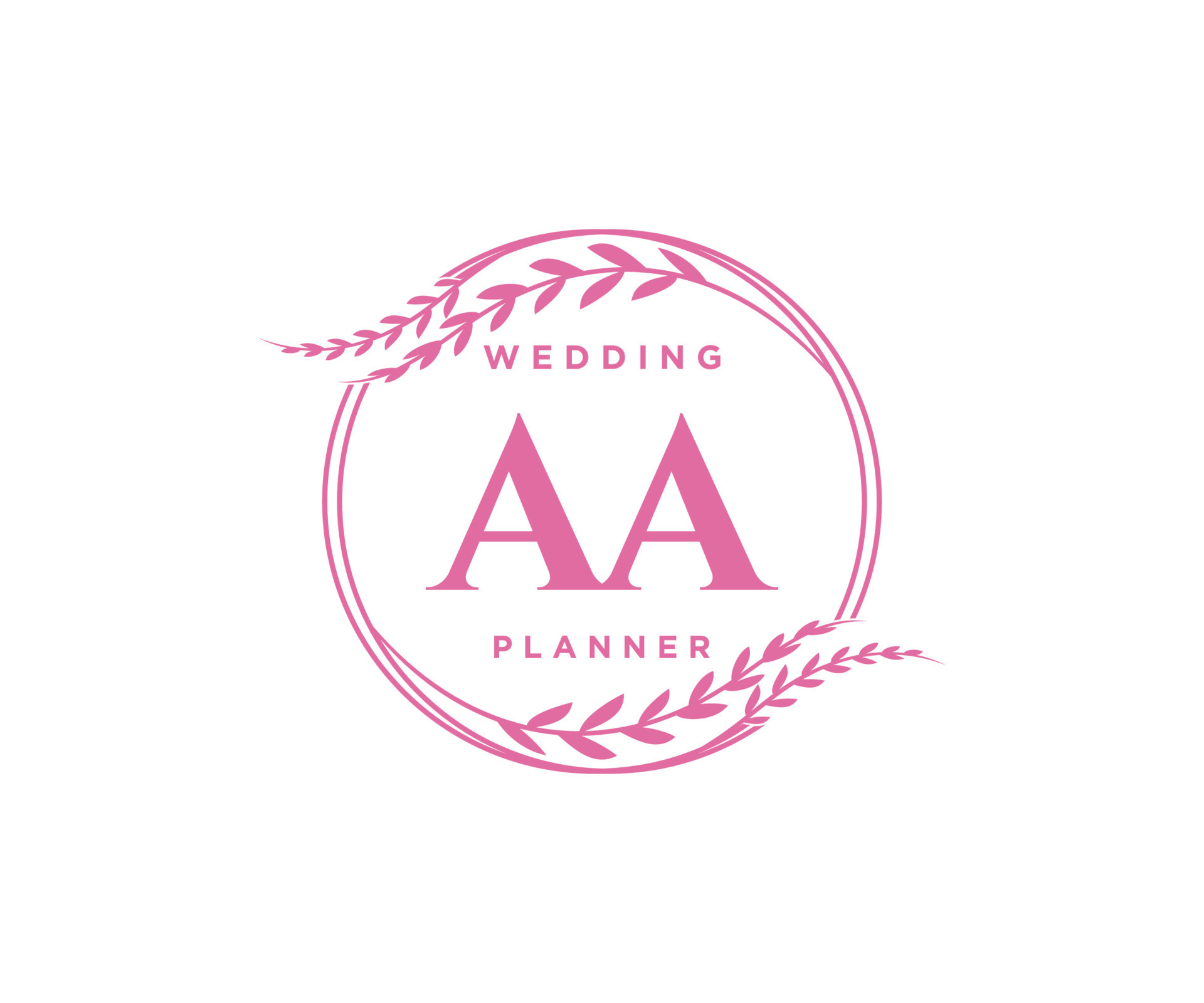 AA Initials letter Wedding monogram logos collection, hand drawn modern ... AA Initials letter Wedding monogram logos collection, hand drawn modern ...