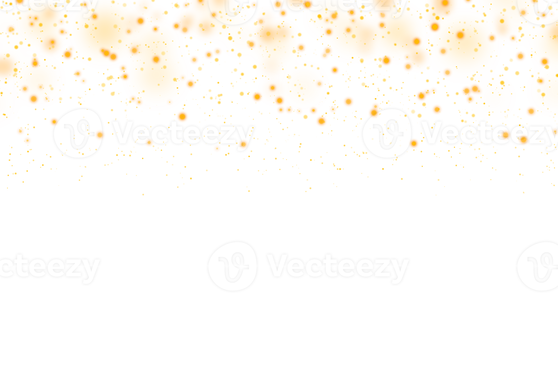 Gold glittering stars dust and bokeh background. Abstract christmas glow light texture. 14272945 PNG