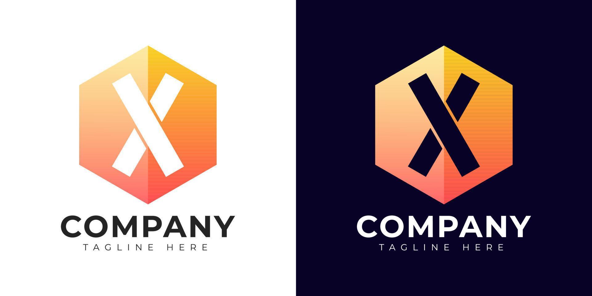 plantilla de logotipo de letra x de estilo degradado moderno. vector de ... plantilla de logotipo de letra x de estilo degradado moderno. vector de ...