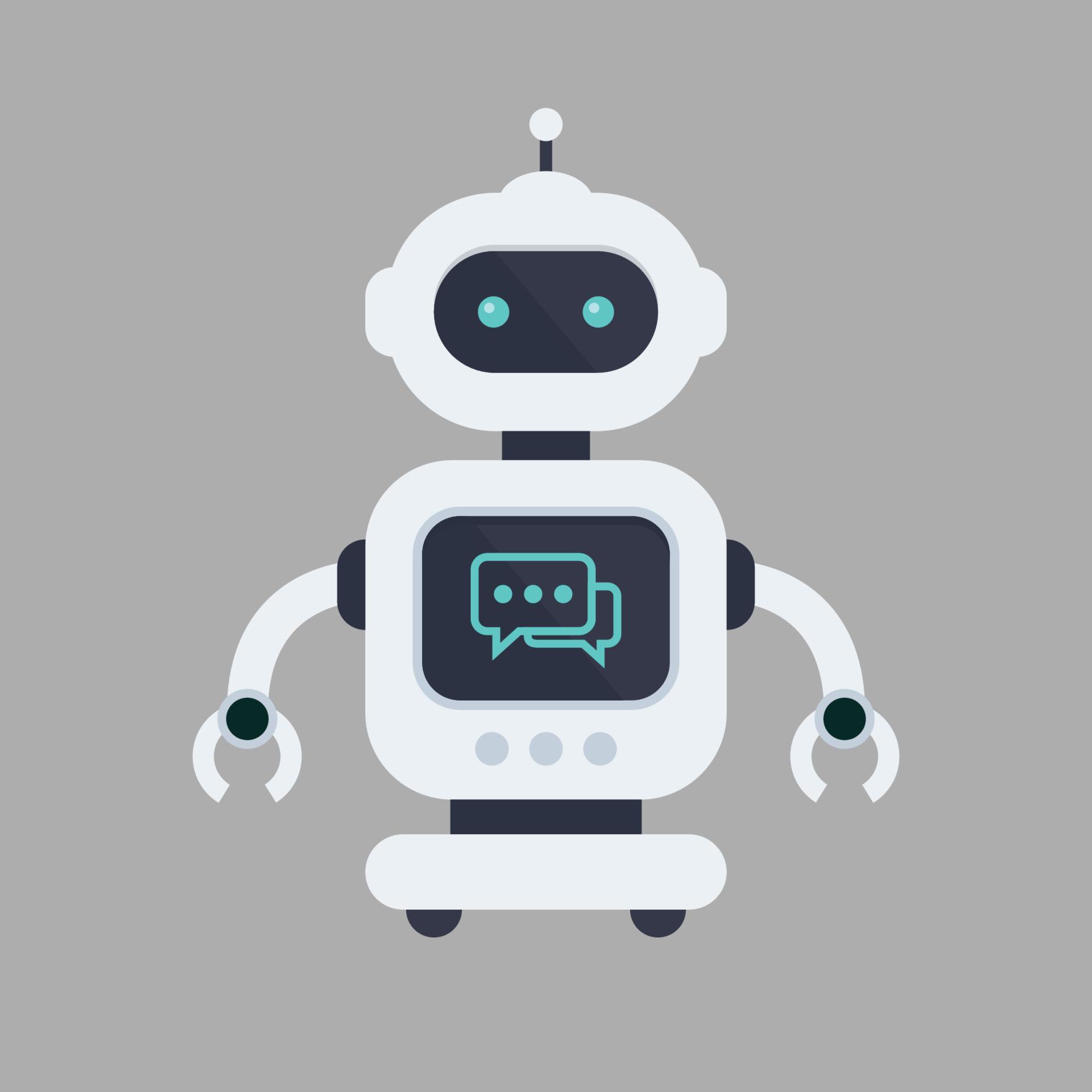 Chatbot In Vector Illustration 14275364 Vector Art At Vecteezy