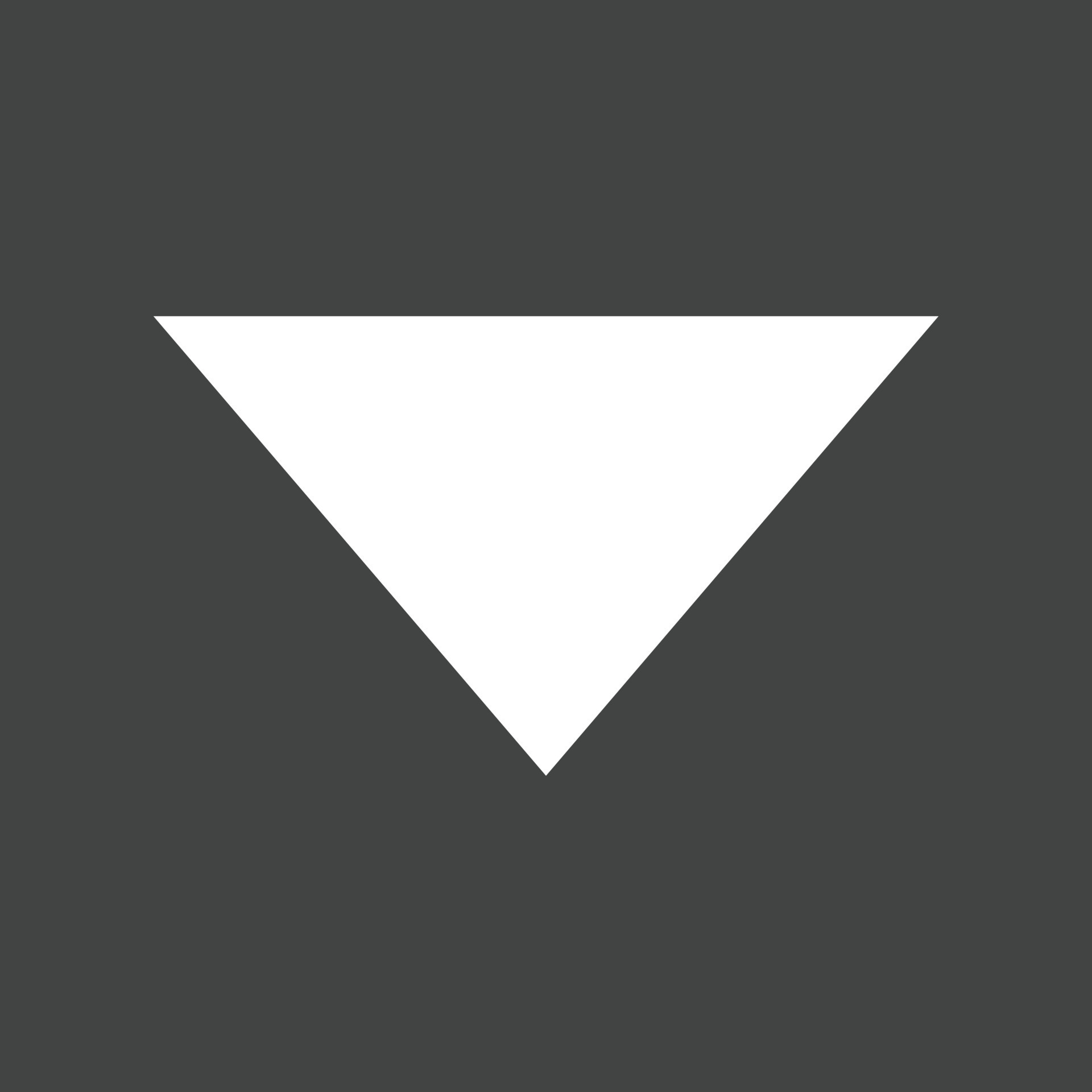 Triangle Arrow Down Glyph Inverted Icon 14282980 Vector Art at Vecteezy