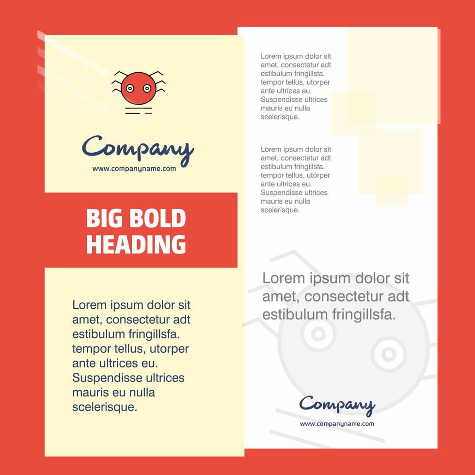 Spider Company Brochure Title Page Design Company profile annual report ... Spider Company Brochure Title Page Design Company profile annual report ...