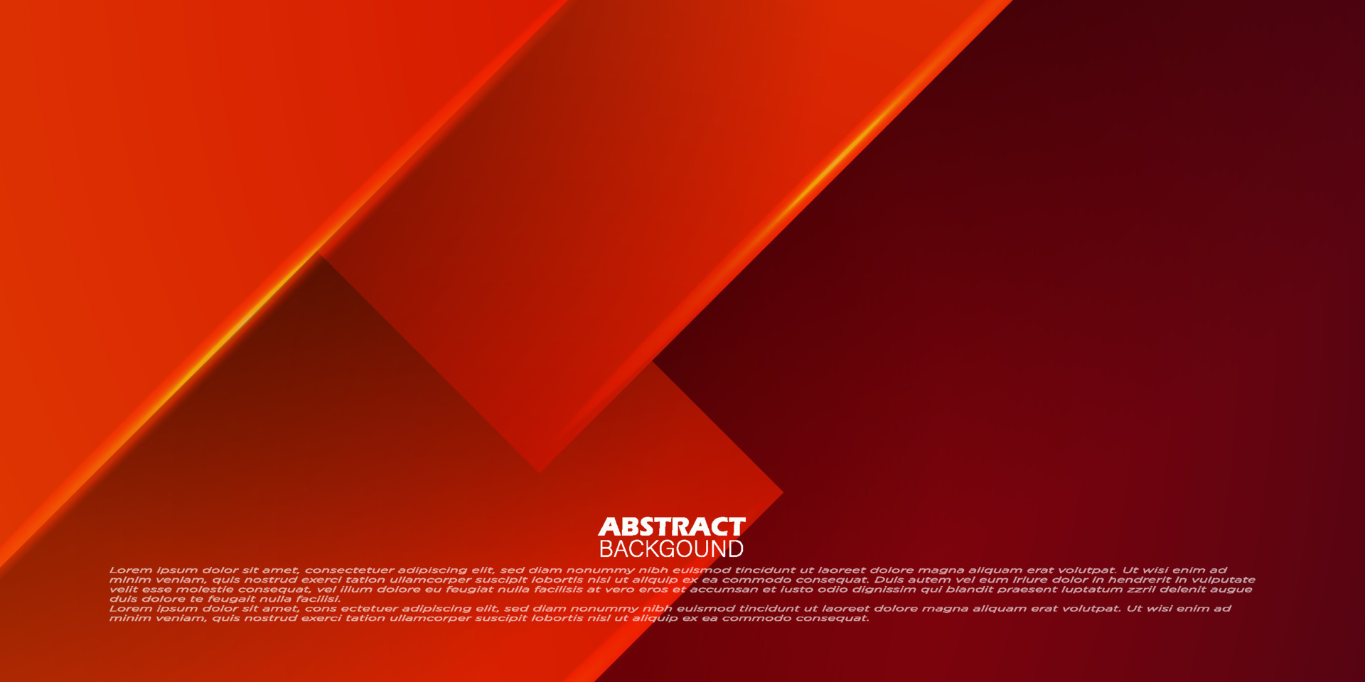dark red and orange background vector overlap layer on blank space for background design. Simple ...