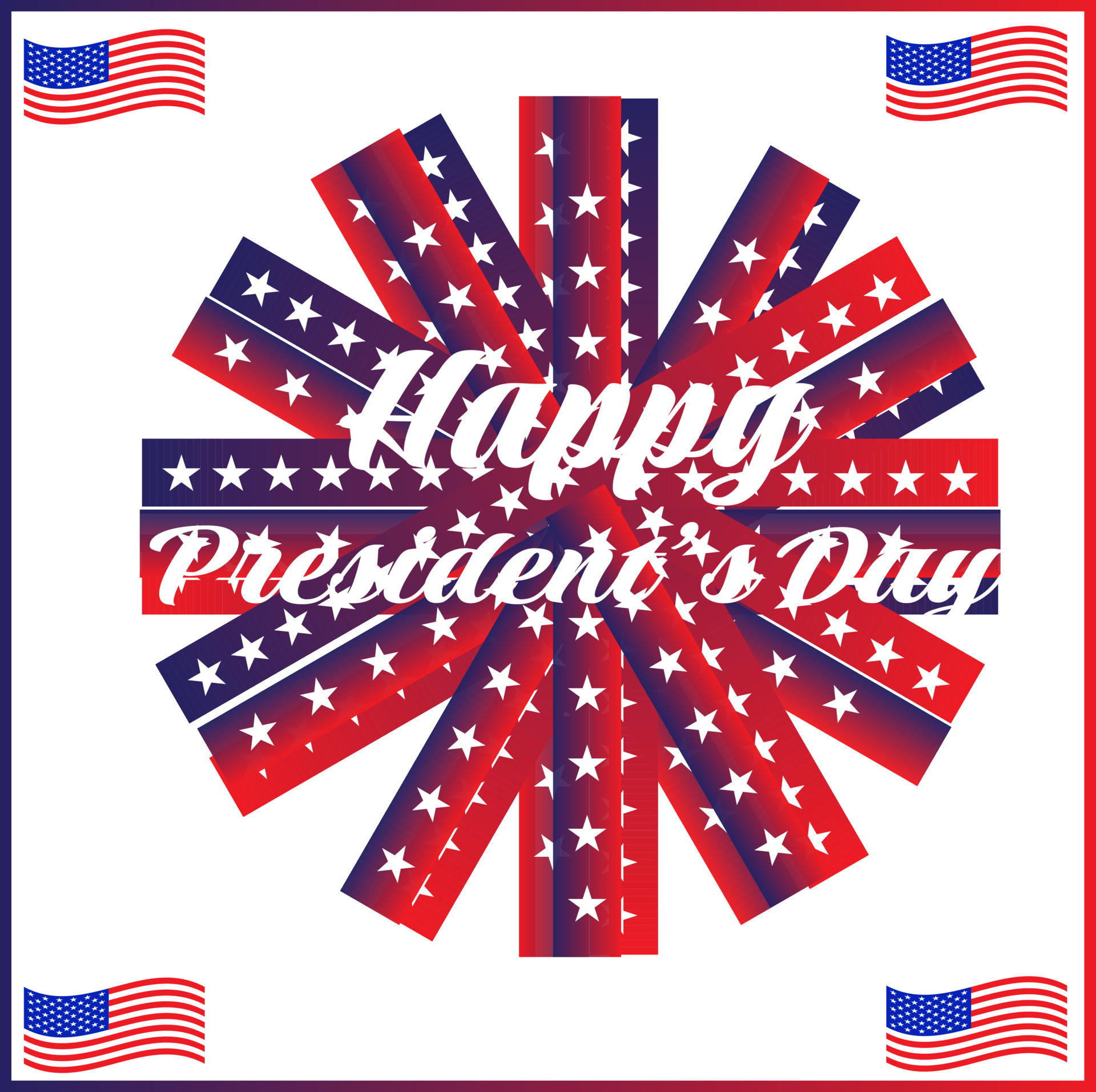 Background president's day.Vector illustration of sunburst background ...