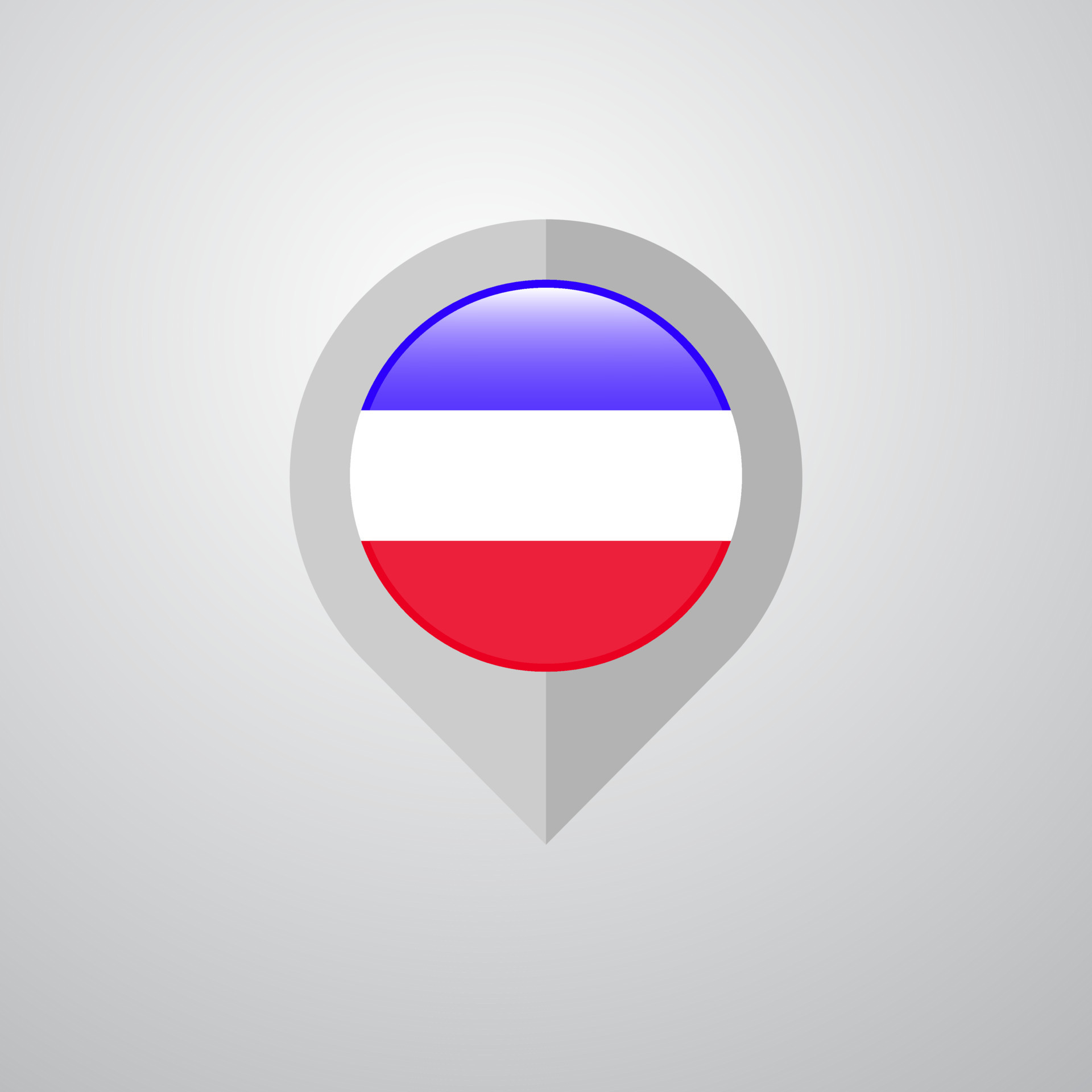 Map Navigation pointer with Khakassia flag design vector 14291391 Vector Art at Vecteezy