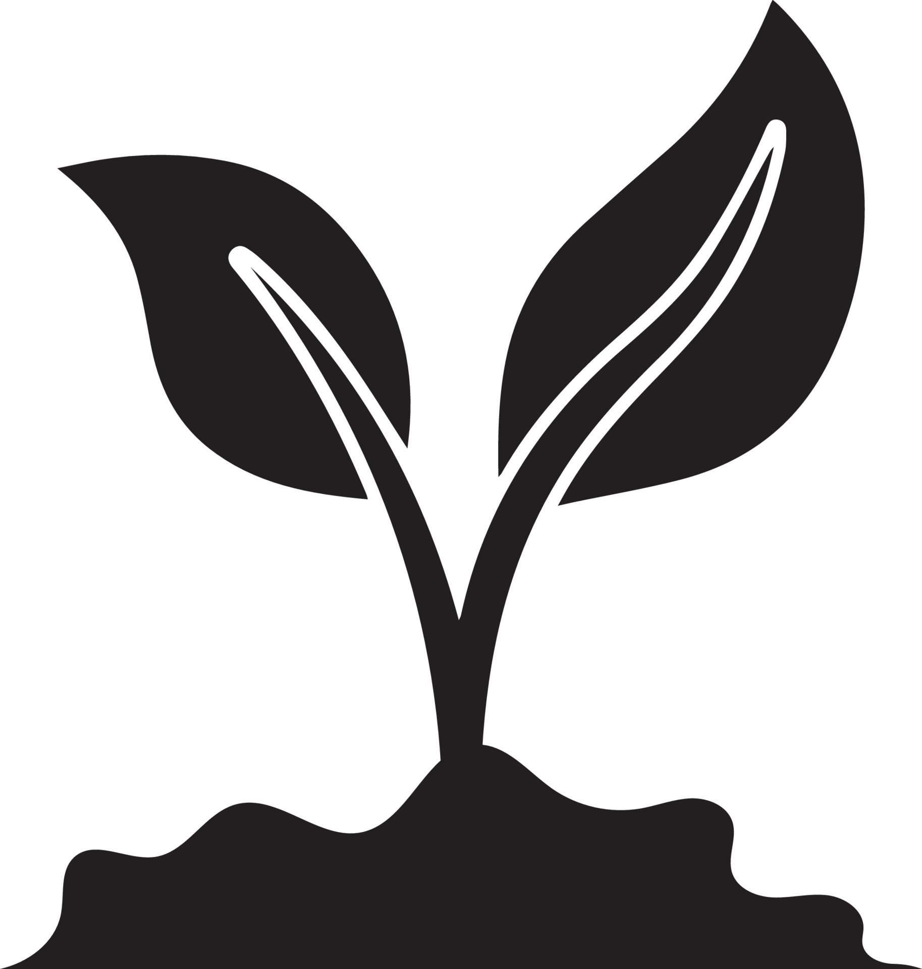 Plant vector icon. Sprout icon. leaves eco growing icon. plants growing ... Plant vector icon. Sprout icon. leaves eco growing icon. plants growing ...