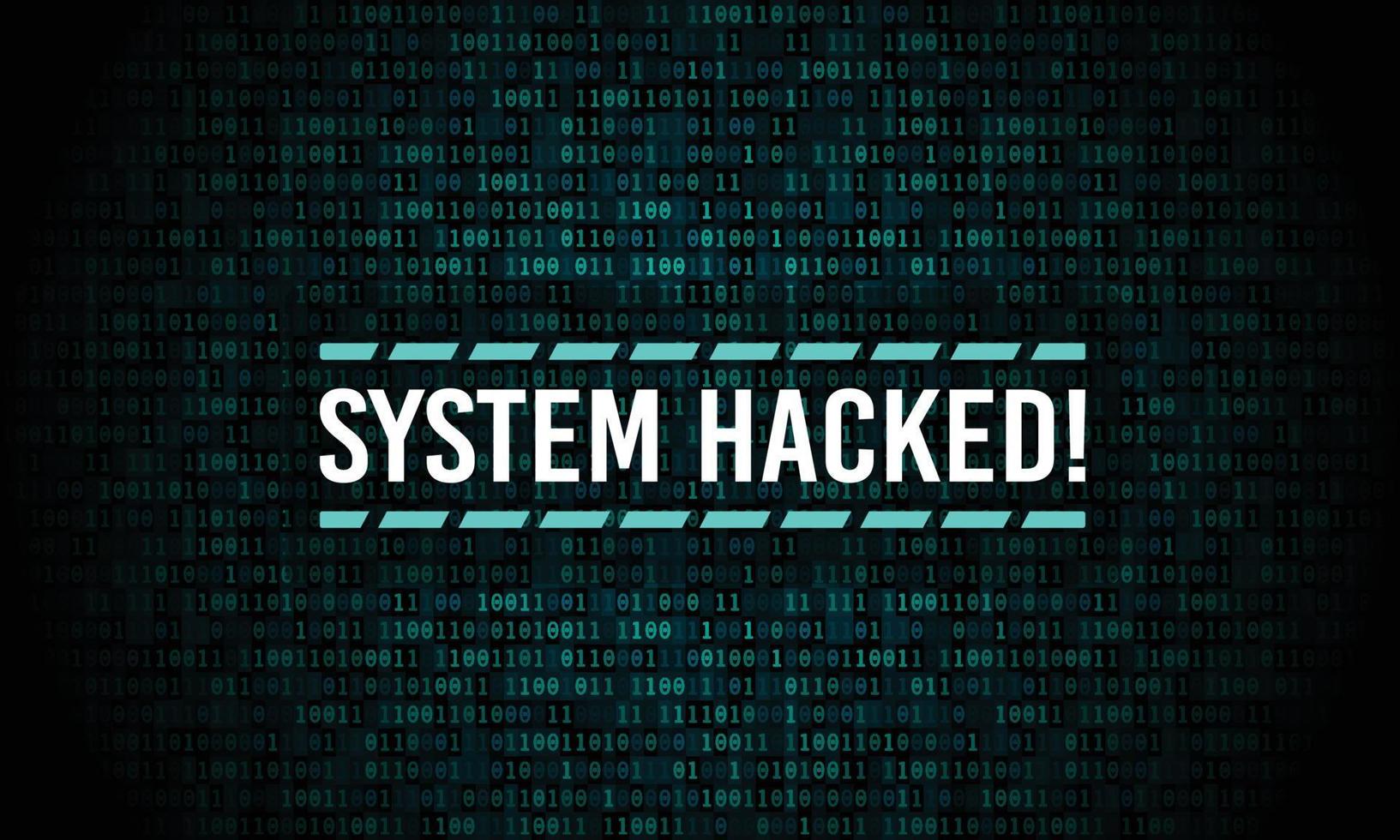 System hacked alert with digital binary code background. 14292672 ... System hacked alert with digital binary code background. 14292672 ...