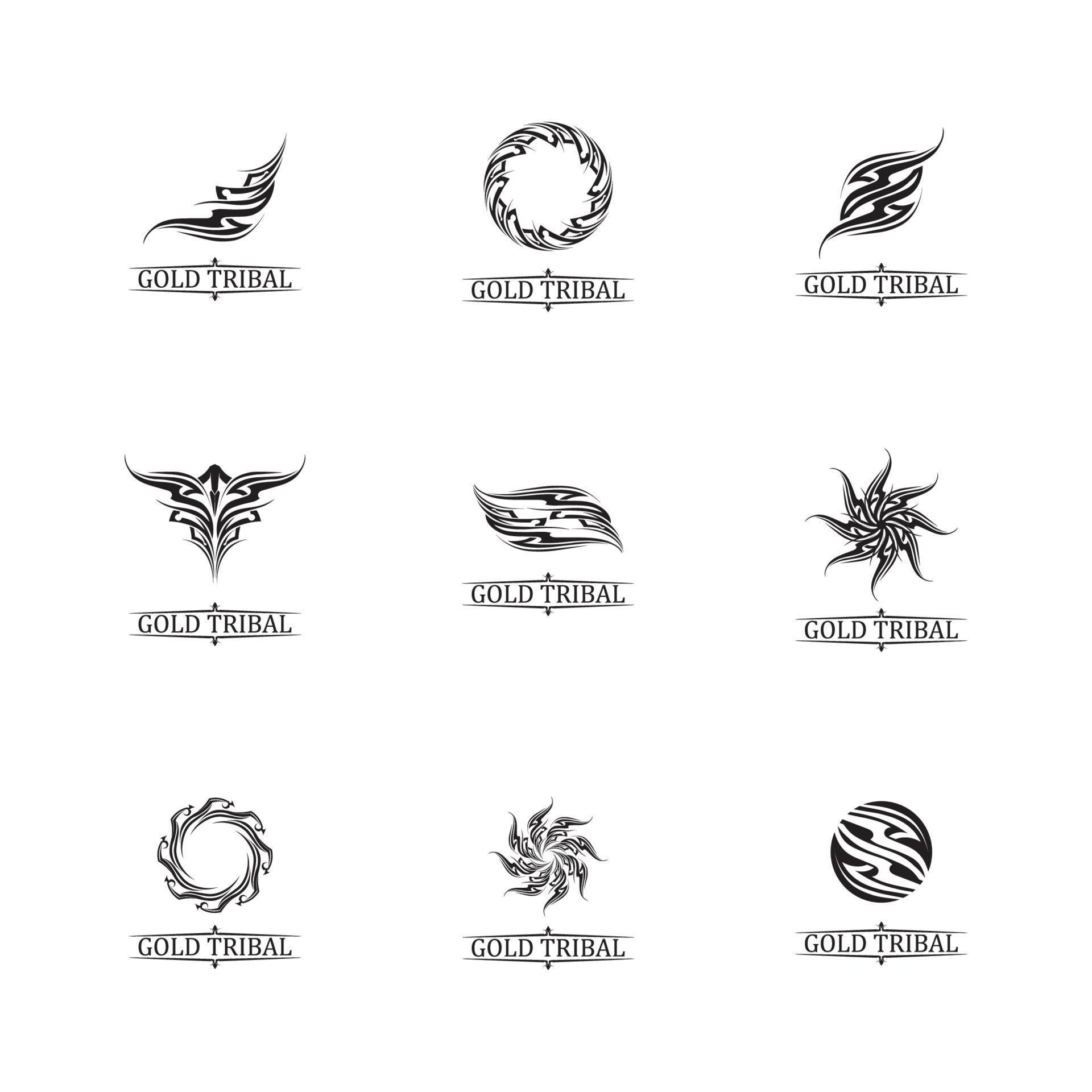 black tribal vector logo design icon and sign tribal 14292910 Vector ... black tribal vector logo design icon and sign tribal 14292910 Vector ...
