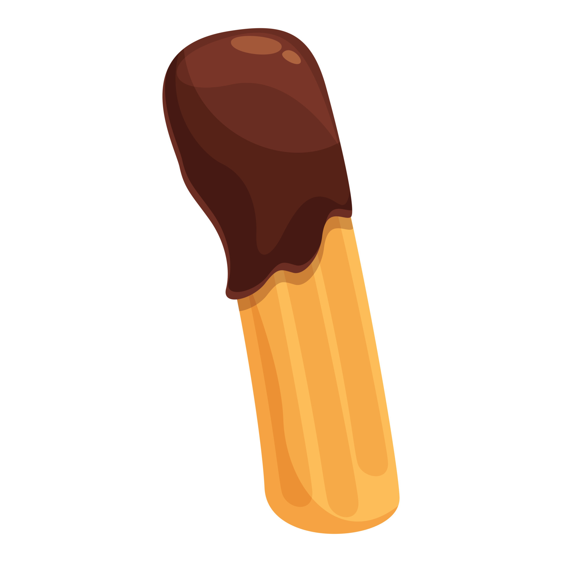 vector de dibujos animados de icono de churro. chocolate español ... vector de dibujos animados de icono de churro. chocolate español ...