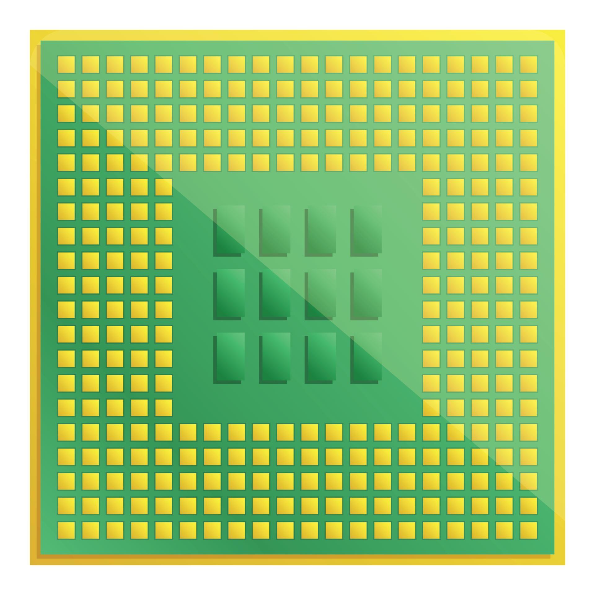 Semiconductor Processor Icon Cartoon Style 14293830 Vector Art At Vecteezy