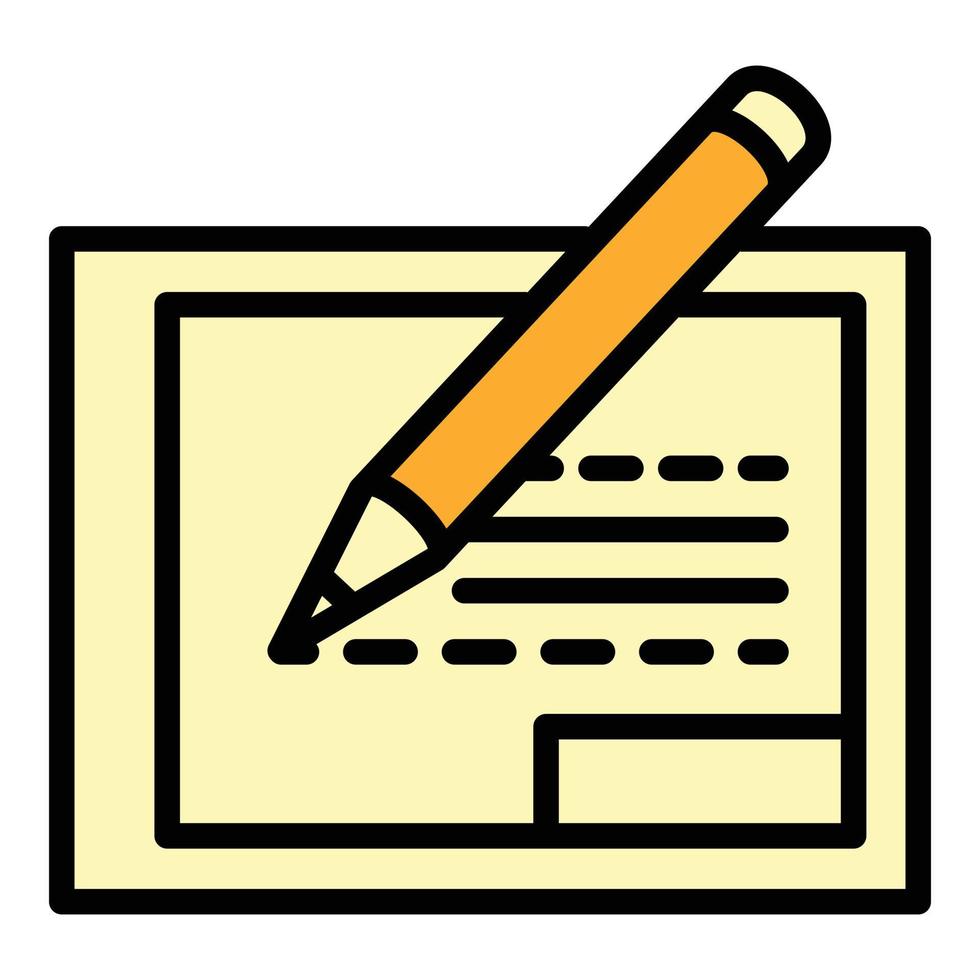 Modern Writing Architect Icon Outline Style 14294112 Vector Art At