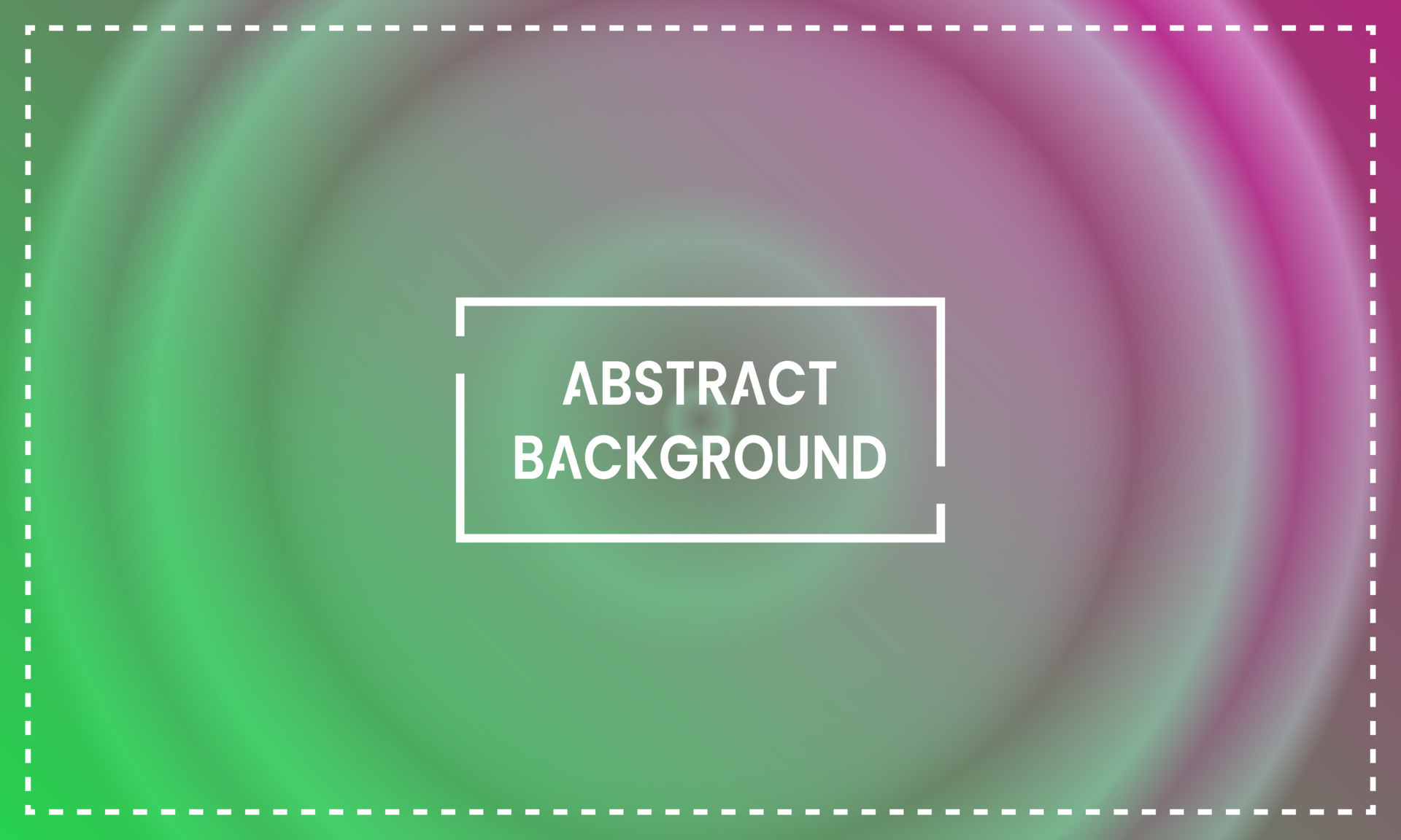 Pink And Green Radial Gradient Abstract Background With Frame Simple Blur Shiny Modern And