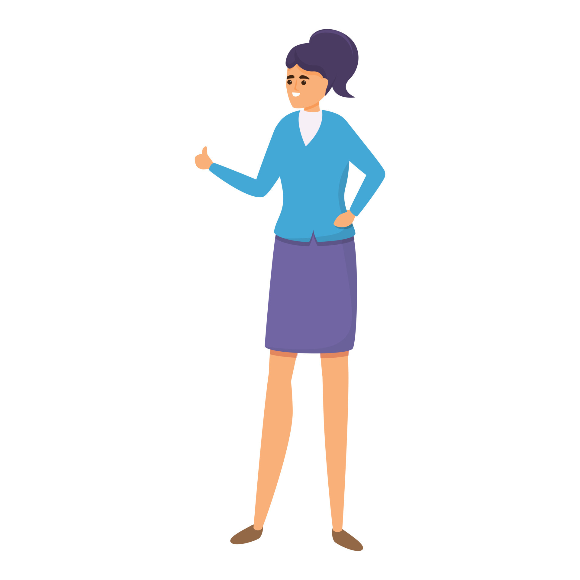 Manager Personal Assistant Icon Cartoon Style 14308172 Vector Art At Vecteezy