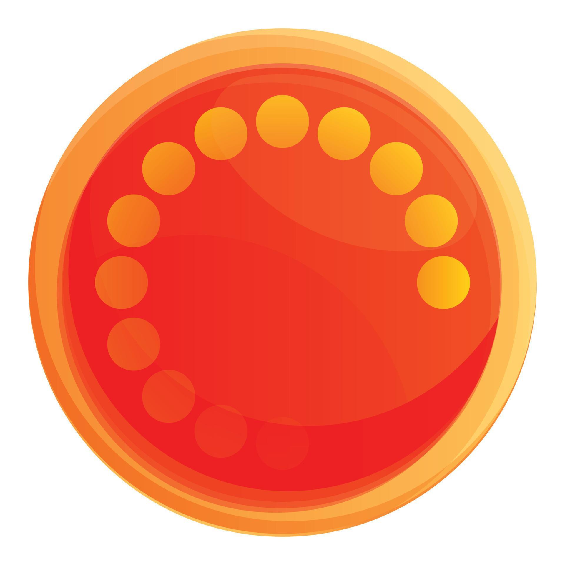 Loading button interface icon, cartoon style 14308383 Vector Art at Vecteezy