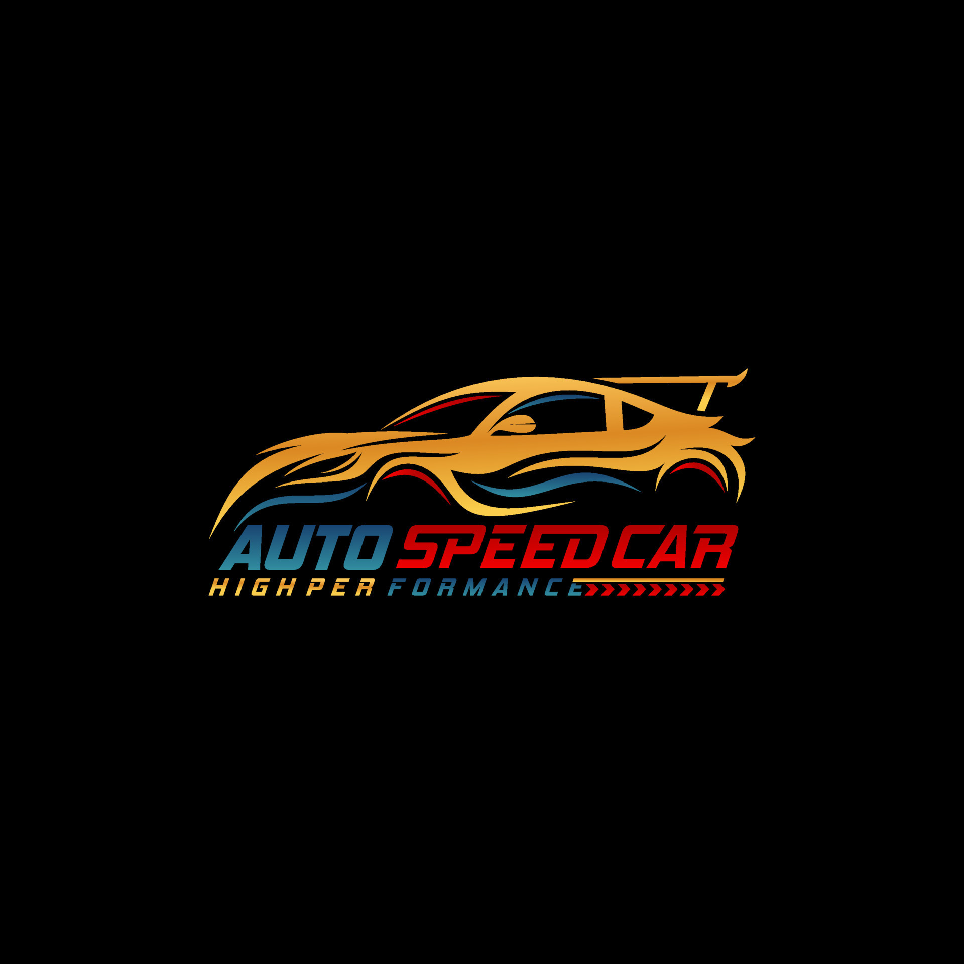 Auto speed logo template 14310621 Vector Art at Vecteezy