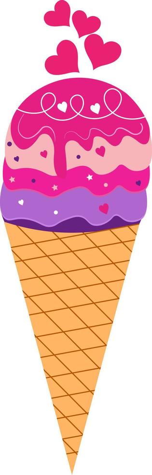 Valentines Day Ice Cream 14313272 Vector Art at Vecteezy
